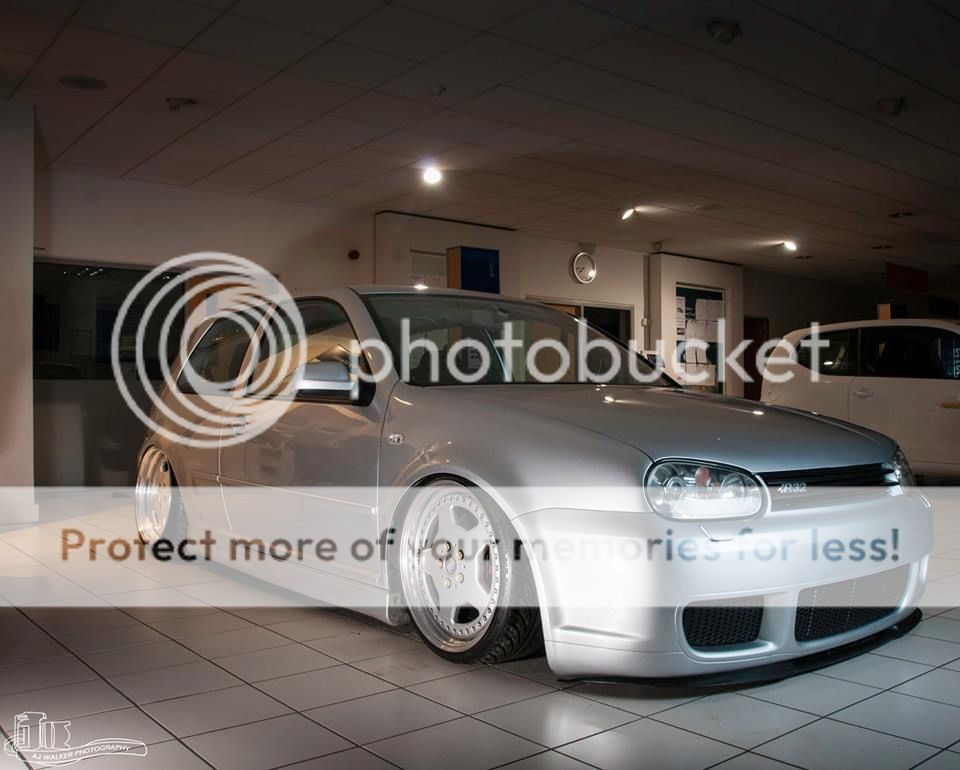 silver mk4 3dr R32 show car on air ride | VW Golf R32 Forum