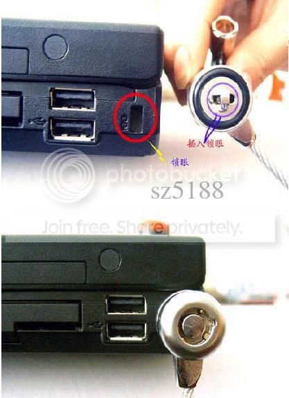 Shop Key Security Lock For Laptop Notebook Alloy Cable Computer PC with ...